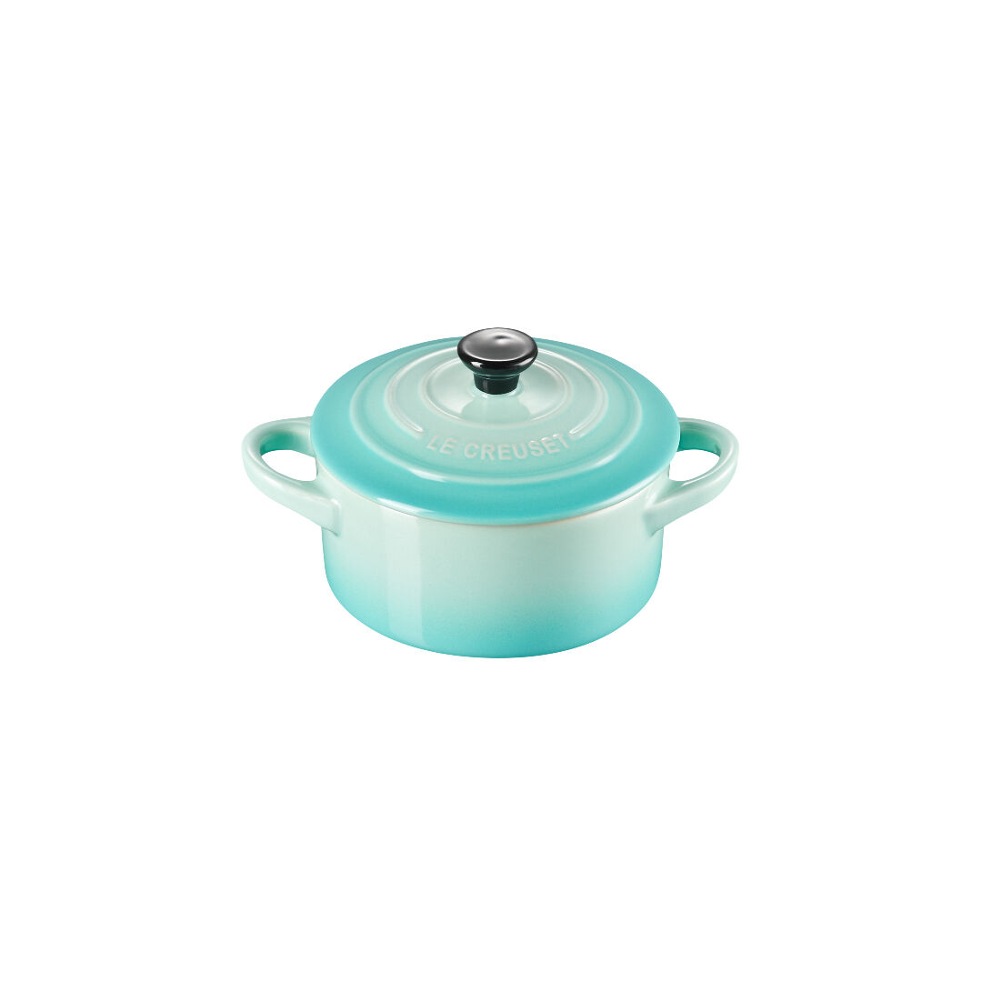 Mini Round Cocotte with Black Knob Cool Mint 496 | Le Creuset Hong Kong