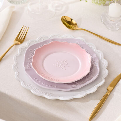 Eternity Lace Plate 17cm White 431 | Le Creuset Hong Kong