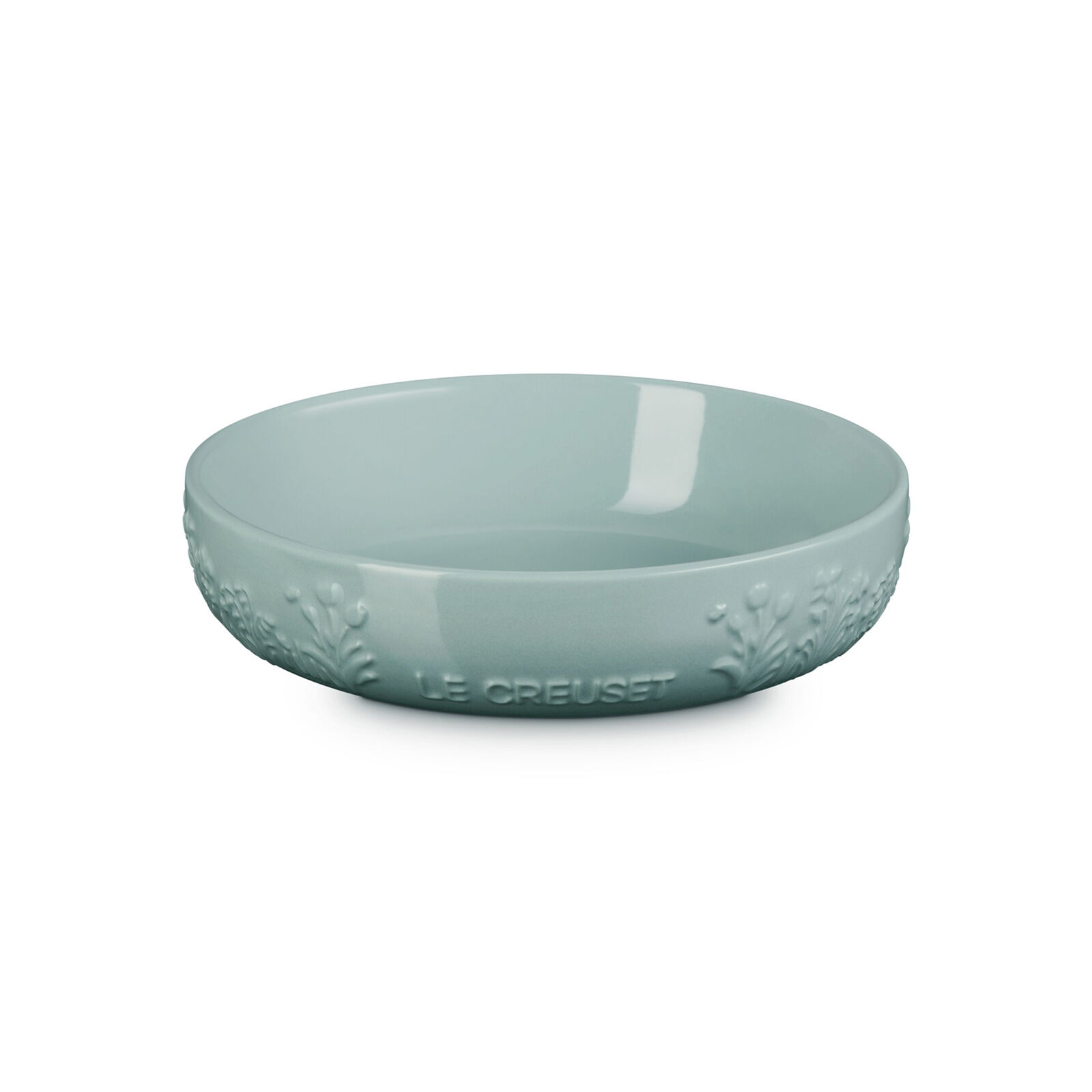 Jardin Relief Sphere Embossed Dish 18cm Sea Salt 717 | Le Creuset Hong Kong