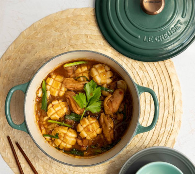 Braised Chicken Abalone - Recipe | Le Creuset Hong Kong