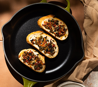 Mixed Olive Toast - Recipe | Le Creuset Hong Kong